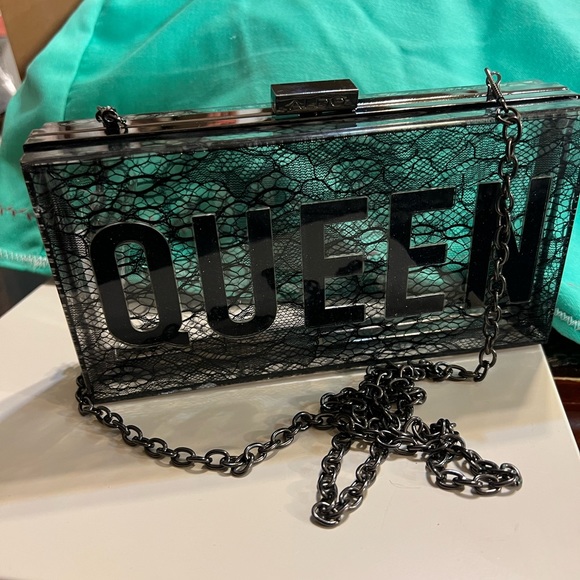 Aldo | Bags | Aldo Queen Plastic Box Purse Clear Lace Design | Poshmark